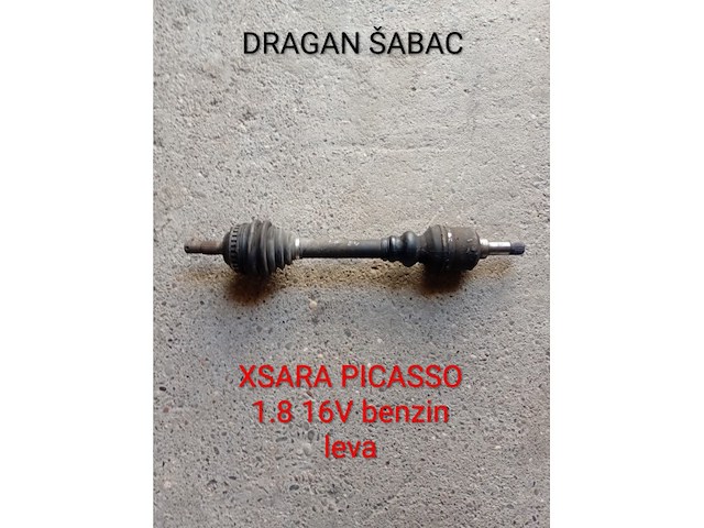 CITROEN XSARA PICASSO poluosovina leva 1.8 benzin 16v