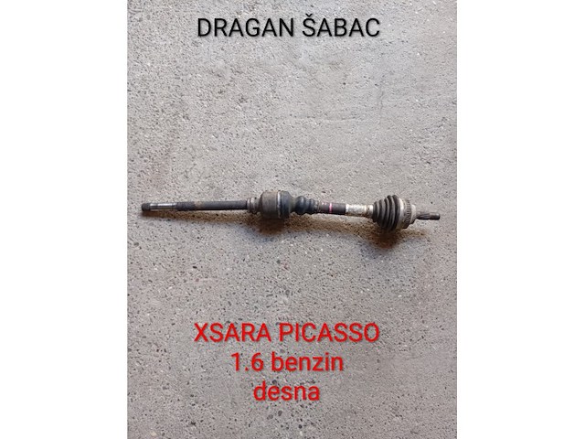 CITROEN XSARA PICASSO poluosovina desna 1.6 benzin