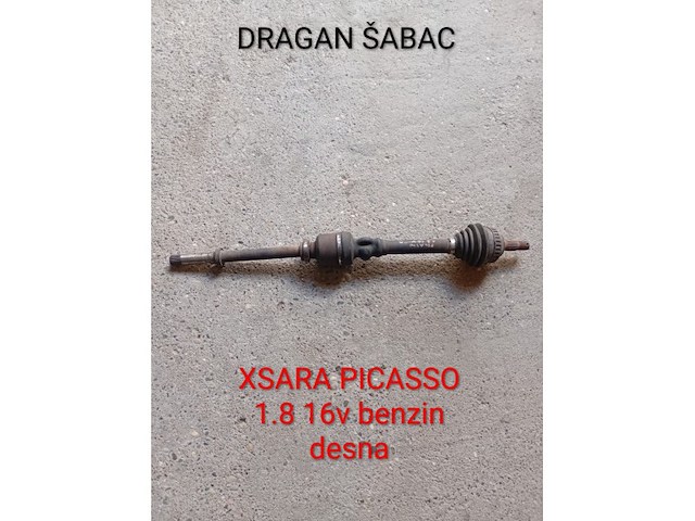 CITROEN XSARA PICASSO poluosovina desna 1.8 benzin 16v