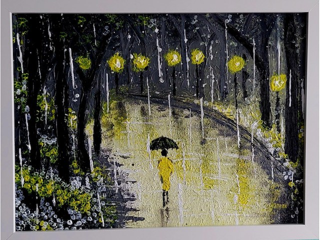 *Radost života*    Akril na platnu (30 x 40cm)