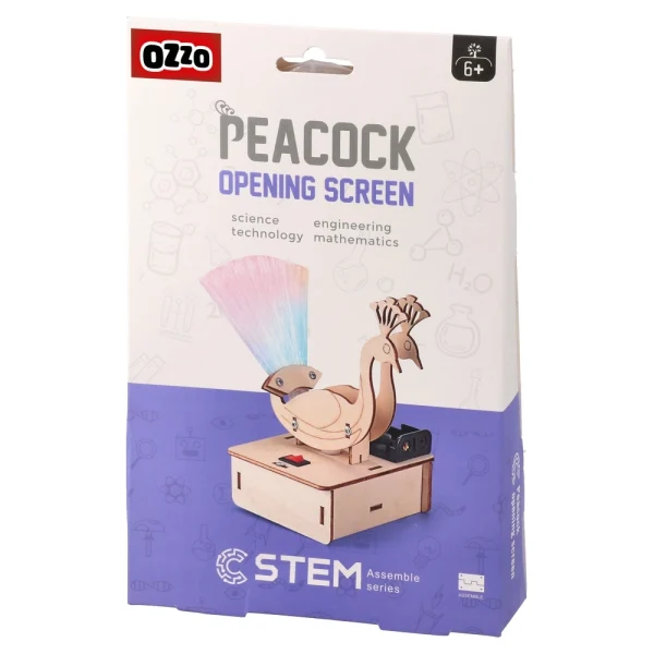 Stem, edukativni set, svetleći paun