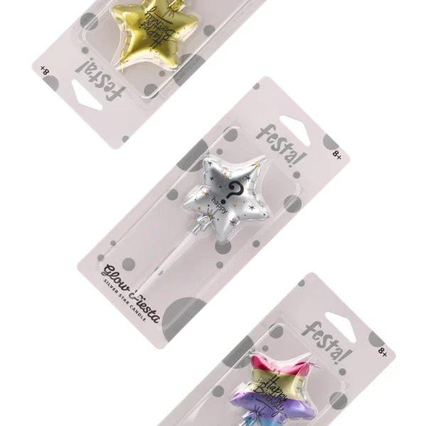 Glow Fiesta, svećica, zvezda – odaberite motiv