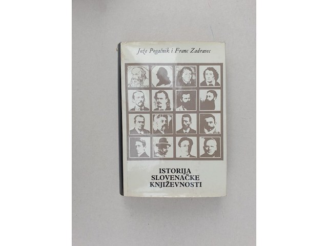 Pogačnik, Zadravec - Istorija slovenačke književnosti