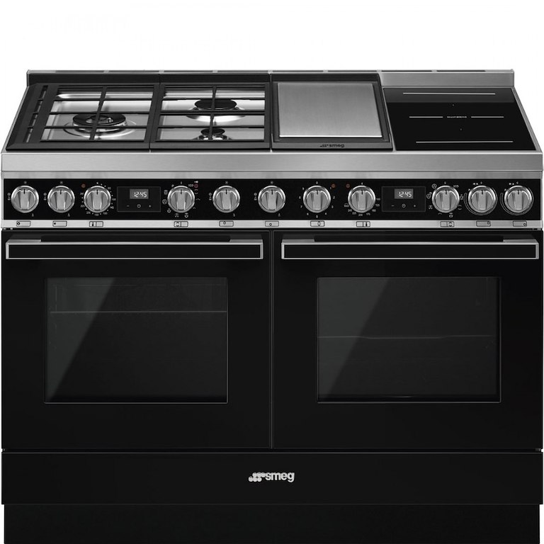 Smeg CPF120IGMPBL šporet sa kombinovanom pločom za kuvanje