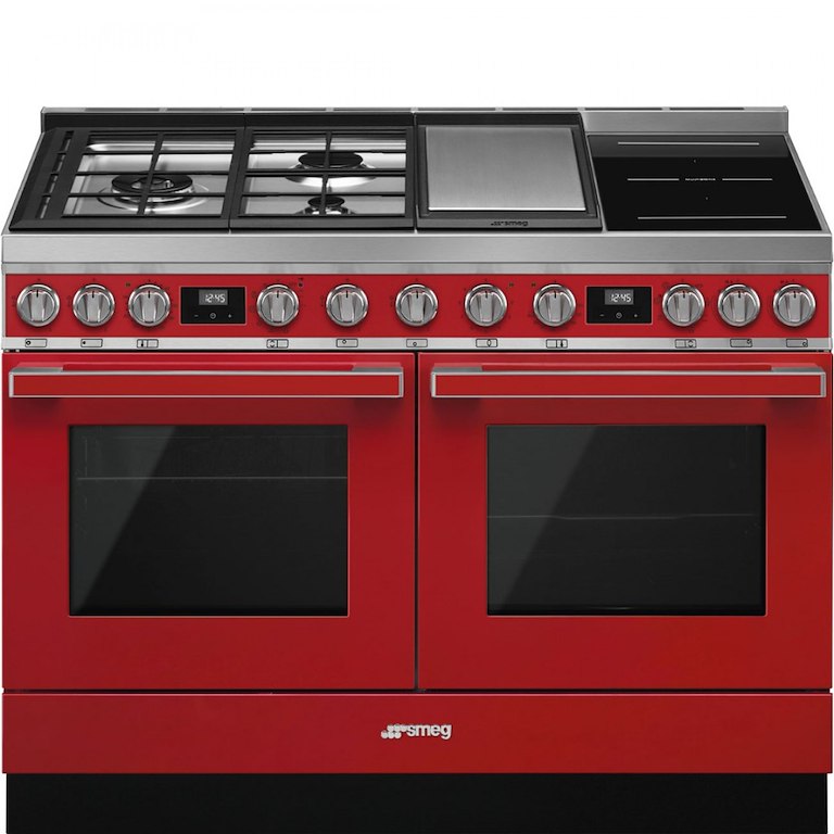 SMEG CPF120IGMPR ŠPORET SA KOMBINOVANOM PLOČOM ZA KUVANJE