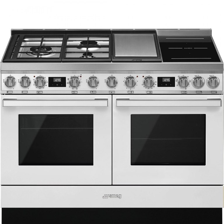 SMEG CPF120IGMPWH ŠPORET SA KOMBINOVANOM PLOČOM ZA KUVANJE
