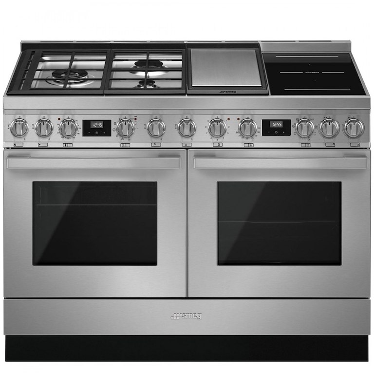 SMEG CPF120IGMPX ŠPORET SA KOMBINOVANOM PLOČOM ZA KUVANJE