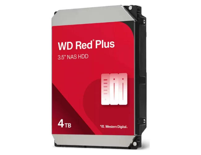 Western Digital 4TB 3.5" Red Plus WD40EFZZ Hard Disk
