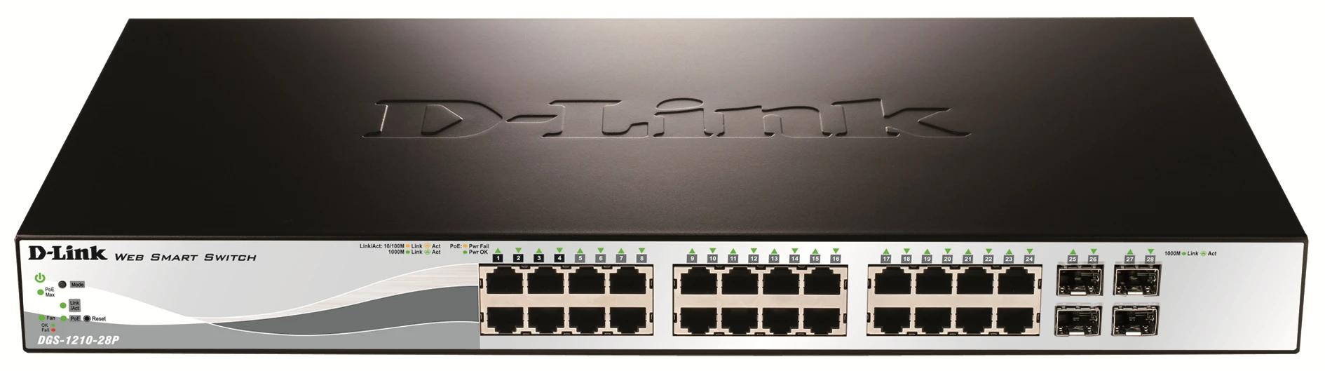 D-Link DGS-1210-28P upravljivi switch 24-portni