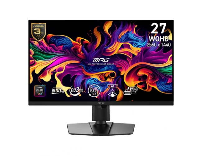 MSI MPG 271QR QD-OLED gejmerski monitor 500Hz 27"