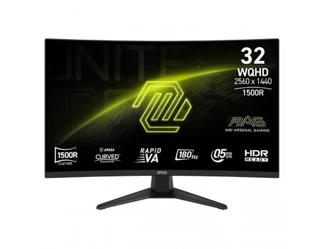 MSI MAG 321CQF VA zakrivljeni gejmerski monitor 180Hz 32"
