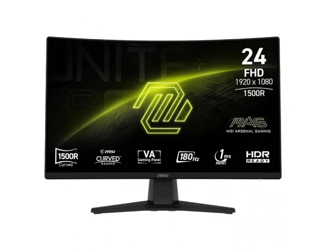 MSI MAG 242C VA zakrivljeni gejmerski monitor 180Hz 23.6"