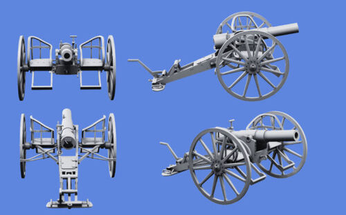 NEW! Germania-Figuren 72-WW1-0011 WW1 Austro-Hungarian 10cm Field Howitzer M99