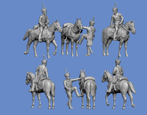 Germania-Figuren 72-Berlin-003 Hussar Regiment On Maneuvers II