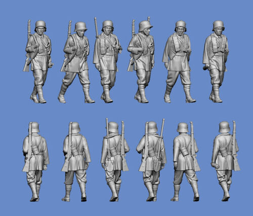 Germania-Figuren 72-WW1-0079 German Army 1916 II