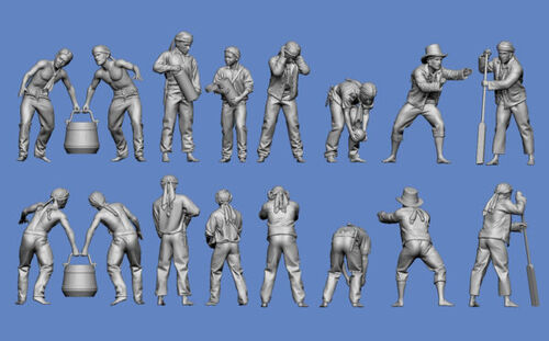 NEW! Germania-Figuren 35-NAP-8306 Napoleon's Navy, English Sailors Of HMS Victory 07