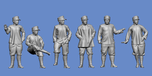 Germania-Figuren 35-WW1-0450 Italian Artillerymen 1915-1918