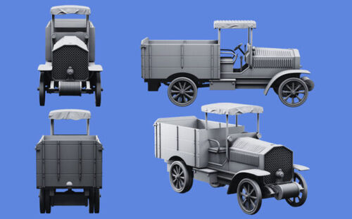 NEW! Germania-Figuren 48-WW1-0008 Austro-Hungarian Artillery Tractor
