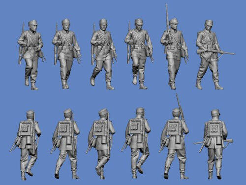 NEW! Germania-Figuren 48-WW1-0017 WW1 KUK Infantry March