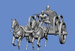 NEW! Germania-Figuren 72-AN-3509 Celtic Chariots With Galloping Horses