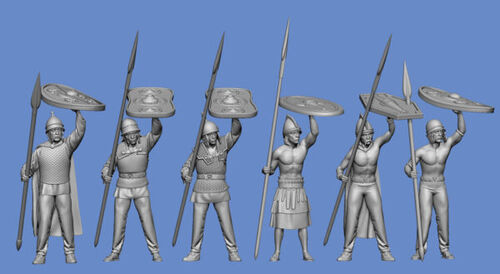 NEW! Germania-Figuren 72-AN-3512 Celtic Shield Wall - The Third Row Stands