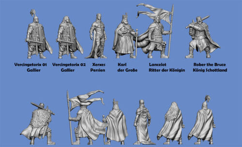 NEW! Germania-Figuren 72-PERS-0001 Personalities And Military Leaders Of History