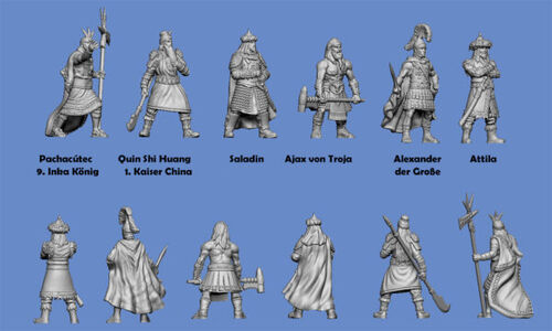 NEW! Germania-Figuren 72-PERS-0002 Personalities And Military Leaders Of History II