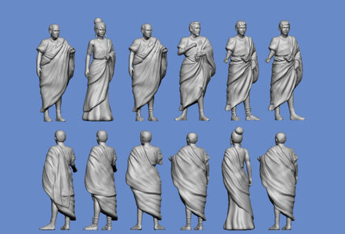 NEW! Germania-Figuren 72-ROM-ZIV-0001 The Roman Empire - Civil Life