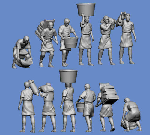 Germania-Figuren 72-ROM-ZIV-0002 The Roman Empire - Carriers