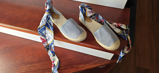Espadrile na vezivanje 40