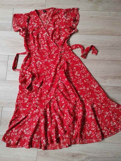 Shein midi haljina na preklop