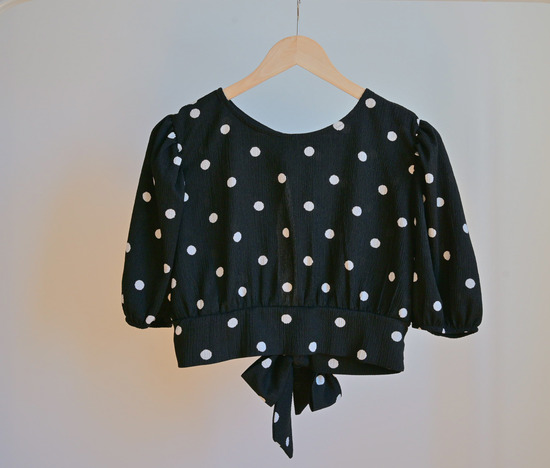 HM crop bluza na tufne
