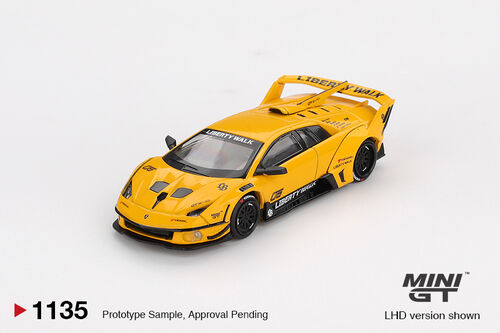 NEW! Mini GT 01135-BL Lamborghini LB-Silhouette Works Murcielago GT Evo 2025 Yellow (Blister)