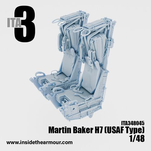Inside the Armour ITA348045 USN Phantoms - Martin Baker H7 Seats (2 pcs / 3D-Printed)
