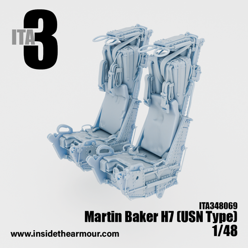 Inside the Armour ITA348069 US Navy Phantoms - Martin Baker H7 Seats (2 pcs / 3D-Printed)