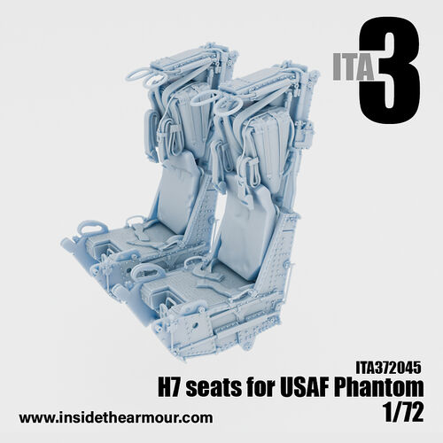 Inside the Armour ITA372045 USAF Phantoms - Martin Baker H7 Seats (2 pcs / 3D-Printed)