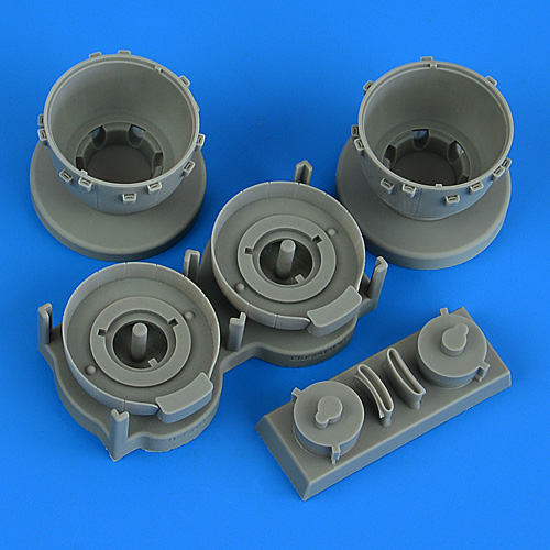 NEW! Quickboost 72735 North Amercian B-25 H/J Mitchell - Cowlings and Cooling Flaps / CLOSED (for Hasegawa Kits)