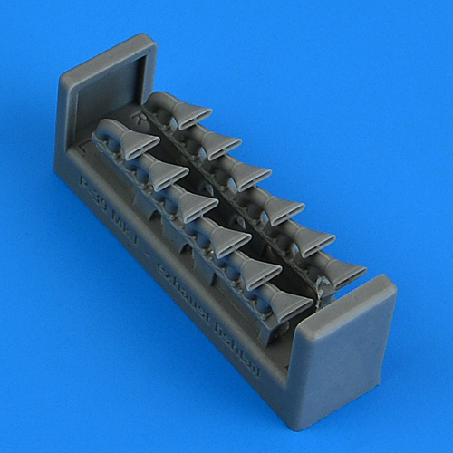 Quickboost 49212 Bell P-39 Mk.I Airacobra - Exhaust Fishtail Type (for Arma Hobby Kits)