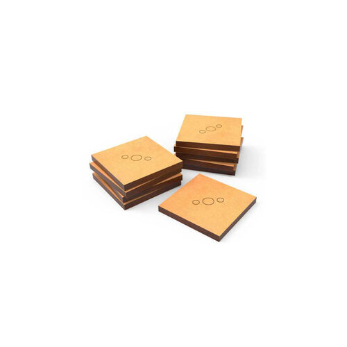 NEW! Green Stuff World 12350 MDF Square Base 30 mm (20 pcs)