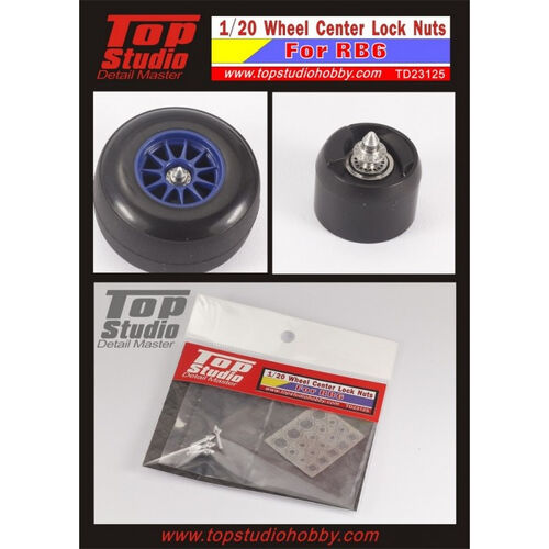 Top Studio TD23125 Red Bull RB6 - Wheel Center Lock Nuts
