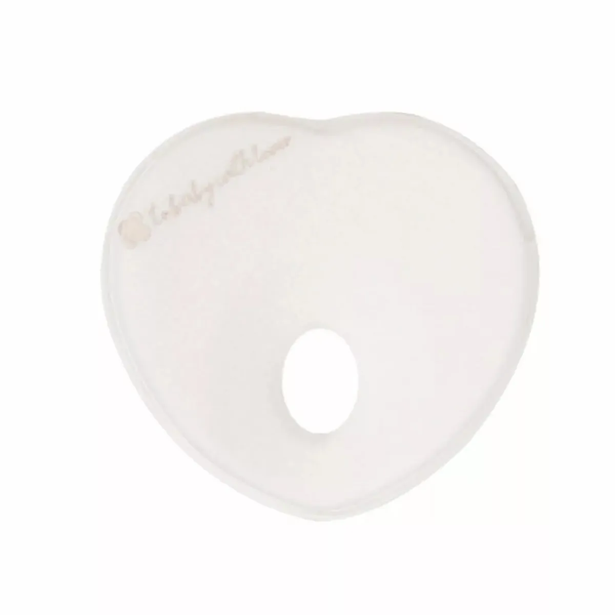KIKKA BOO ERGONOMSKI JASTUK HEART AIRKNIT WHITE