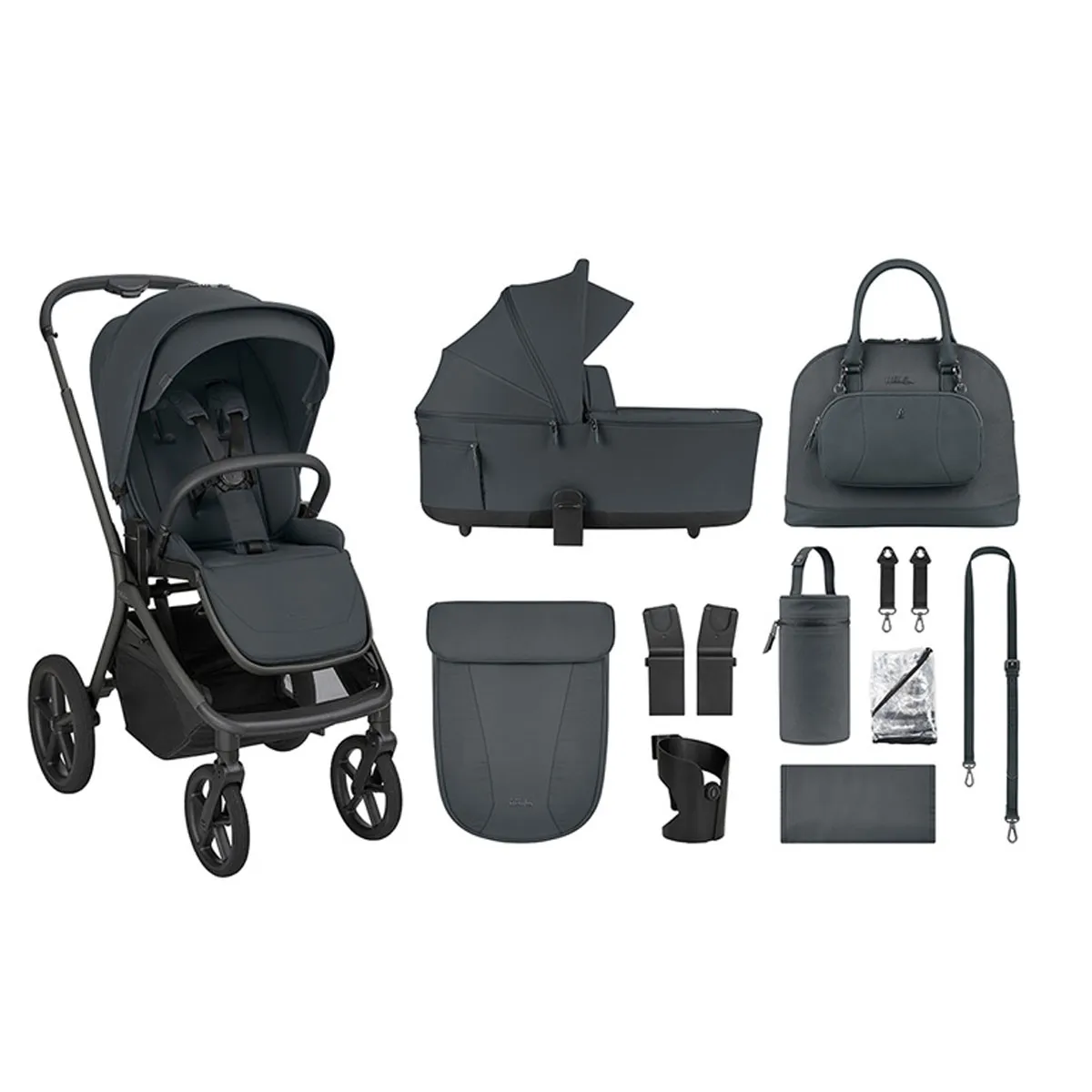 KIKKA BOO KOLICA GOYA 2U1 PLATINUM GRAPHITE