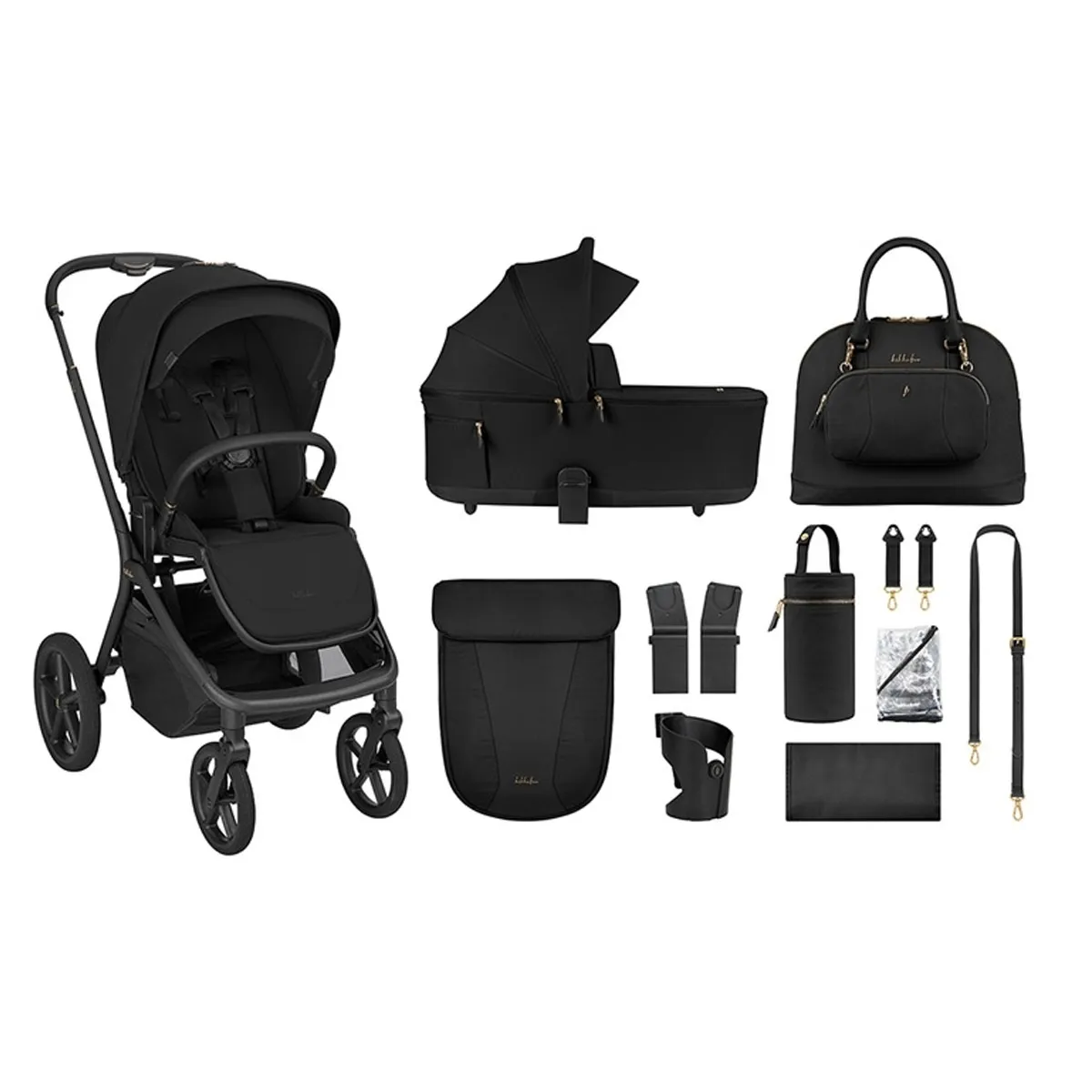 KIKKA BOO KOLICA GOYA 2U1 PLATINUM NOIR
