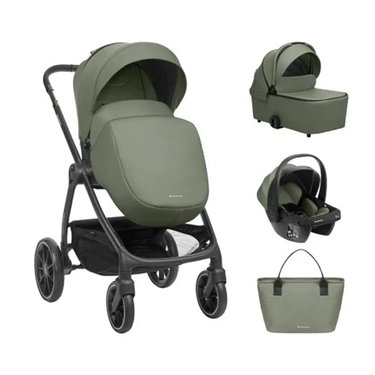 KIKKA BOO KOLICA MODENA 3U1, ARMY GREE