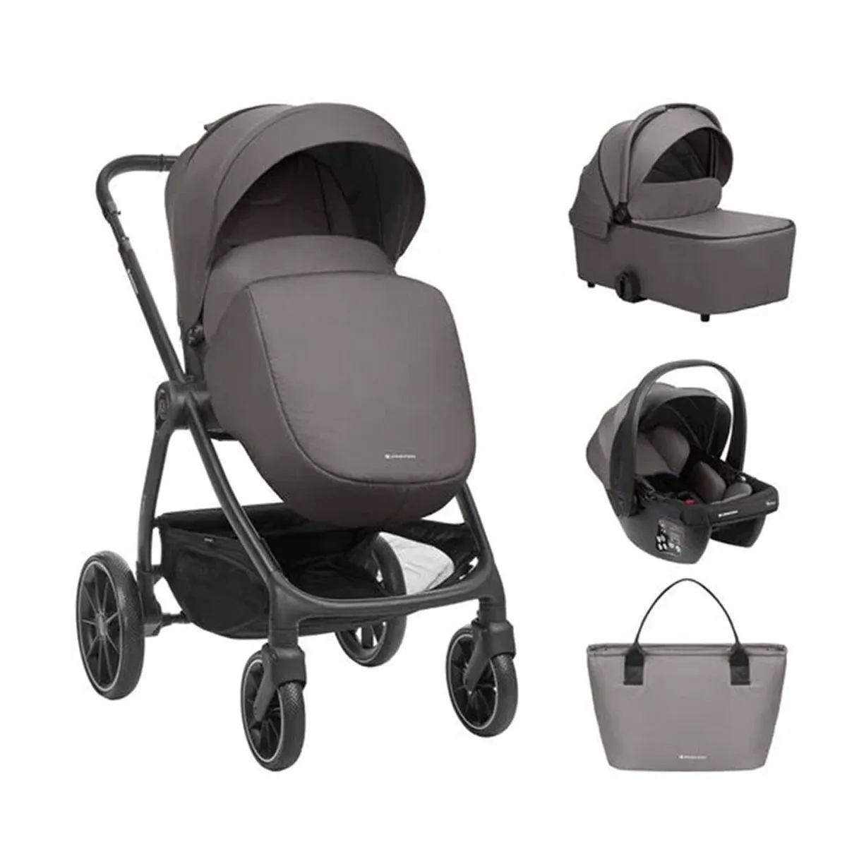 KIKKA BOO KOLICA MODENA 3U1, DARK GREY