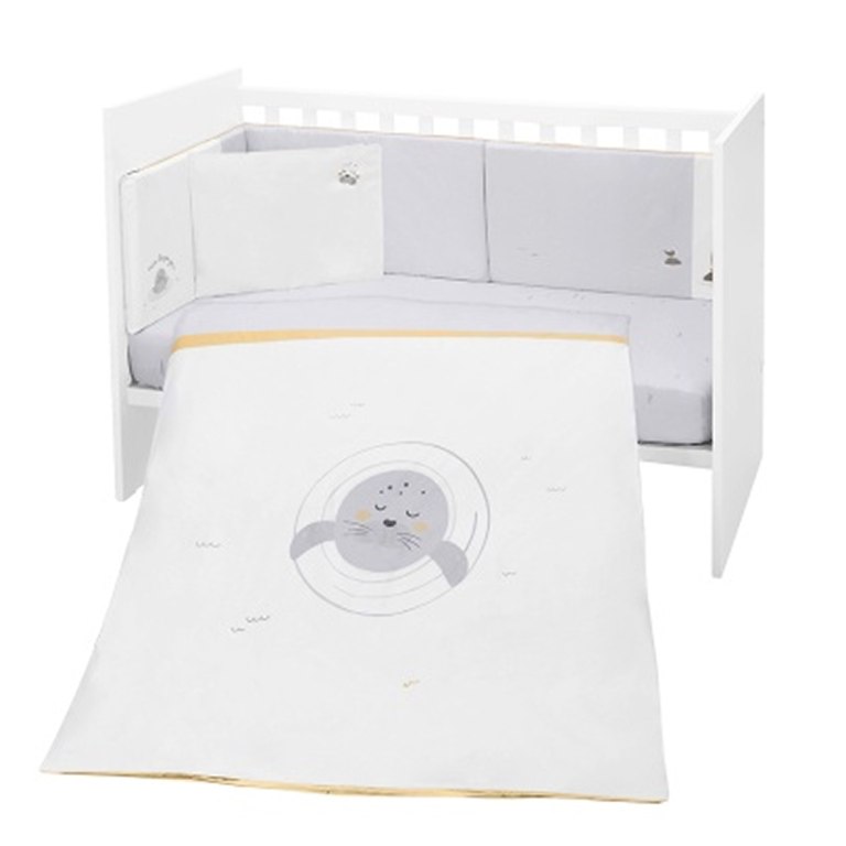 Kikka Boo posteljina sa ogradicom 60x120cm Seally Me