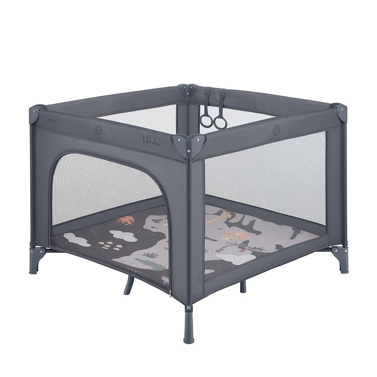 Kikka Boo prenosiva ogradica Enjoy premium Africa Grey