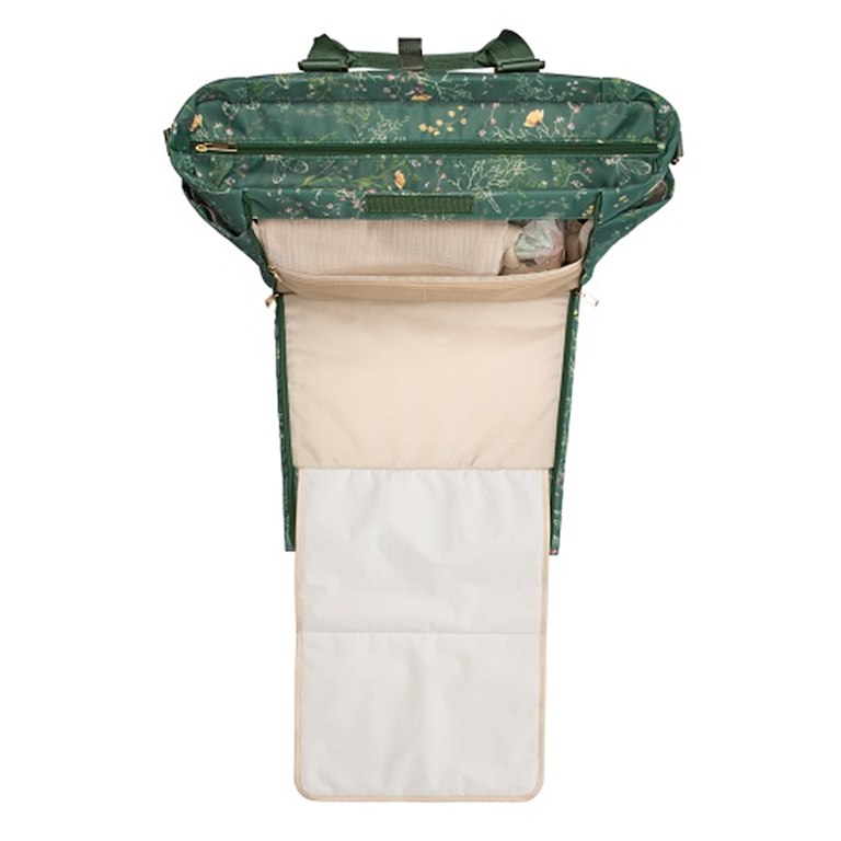 Kikka Boo torba za mame Florence Secret Garden Green
