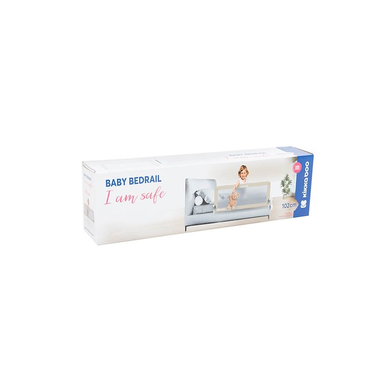 Kikka Boo zaštitna ogradica zakrevet 102cm Grey