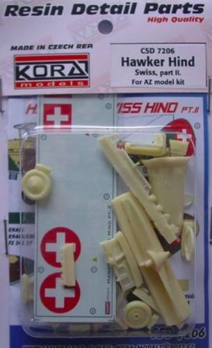 Kora Models CSD7206 Hawker Swiss Hind Swiss II